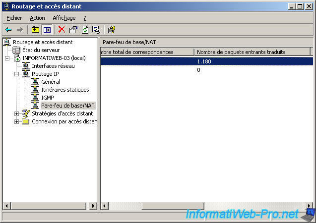 NAT and network routing on Windows Server 2003 - Windows Server - Tutorials - InformatiWeb Pro
